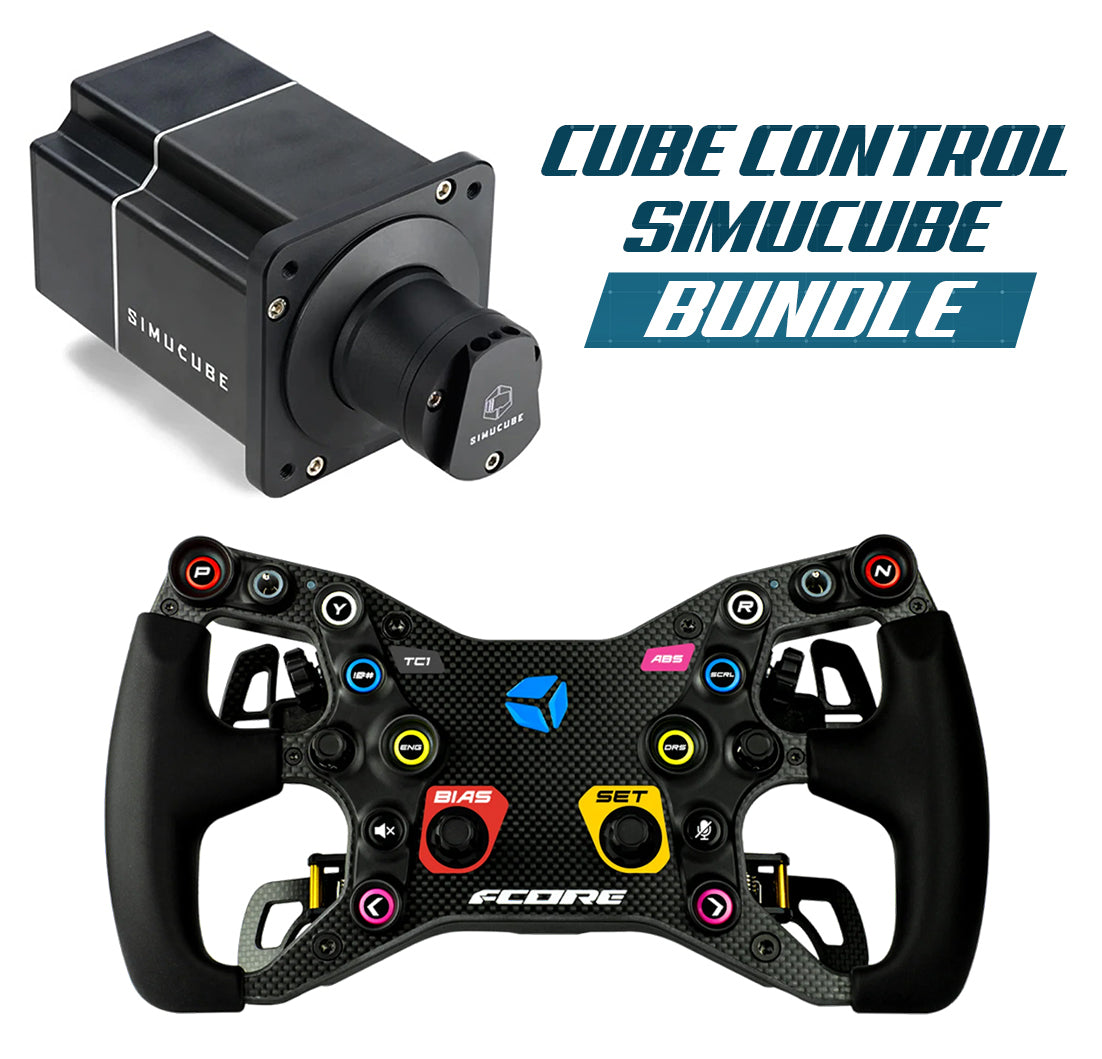 Cube Controls Wheel & Simucube Wheel Base Sim Racing Bundle ...
