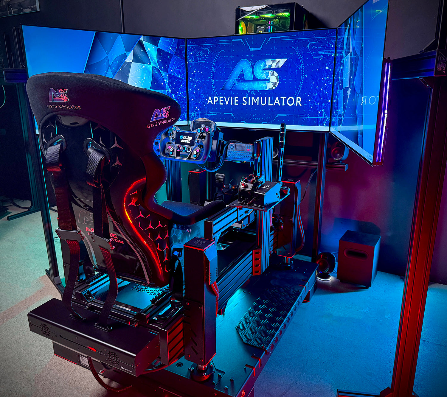 AS2 5 DOF Traction Loss Motion Simulator – ApevieSimulator
